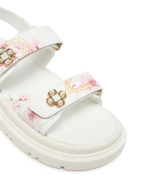 Сандали Aldo Gemima 13917676 Бял Obuvki Bg