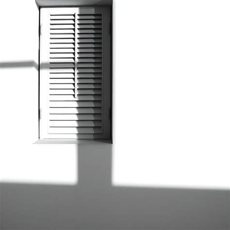 Photo Of Shuttered Window Shadow Casting Broad Rectangular Shapes Solid Defined Edges Create A