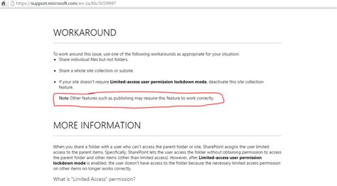 Confusion With Enable Disable Limited Access User Permission Lock Down