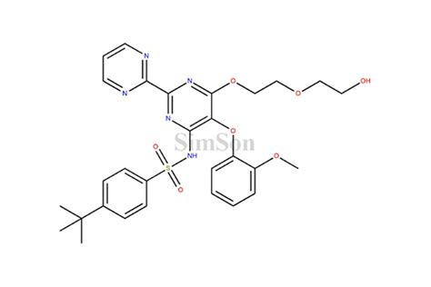 Bosentan Hydroxyethoxy Ethyl CAS No NA Simson Pharma Limited