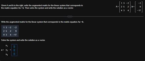 solved do the columns of a span r4 does the equation ax b