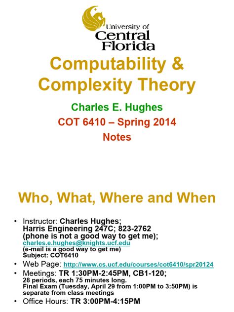 Computability And Complexity Theory Pdf Computational Complexity Theory Computer Science