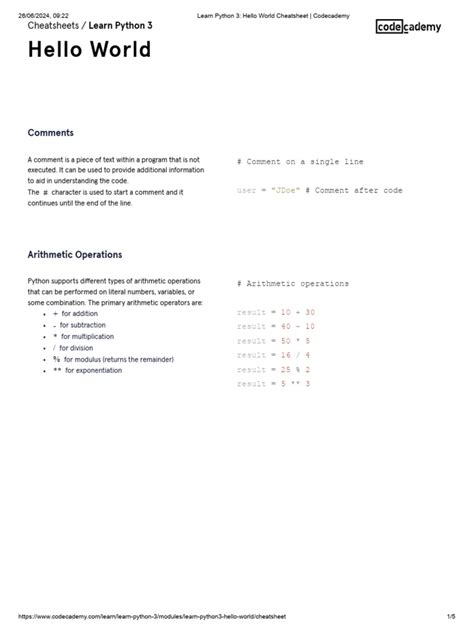 Python Cheat Sheet Pdf Numbers Python Programming Language