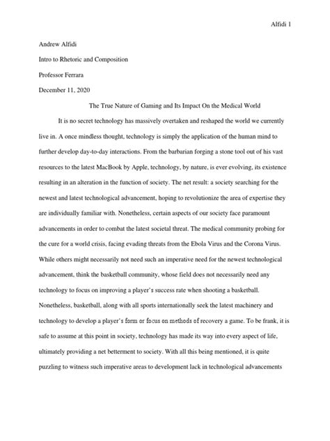 Multimodal Essay Pdf
