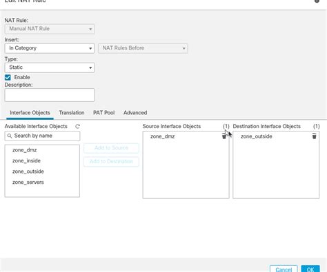 Solved Nat From Dmz To Outside Or Inside Doesnt Work On Ftd Managed By Fmc Cisco Community