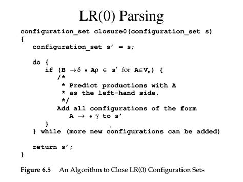 PPT Chapter LR Parsing Techniques PowerPoint Presentation Free Download ID