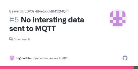 No Intersting Data Sent To Mqtt · Issue 5 · Beaveruiesp32