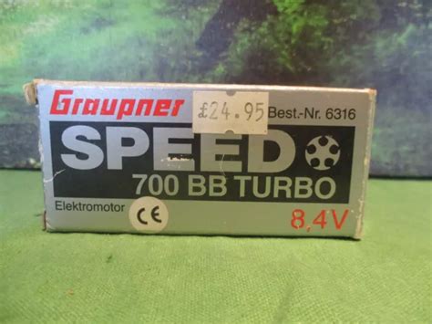 Graupner Speed 700 Bb Turbo Brushed Motor Still In Box £1250 Picclick Uk