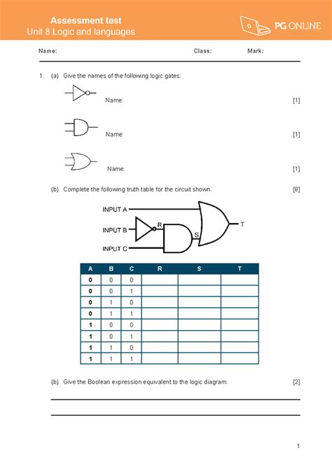 Unit 8 Assessment Advanced Logic Circuits And Pseudocode Analysis