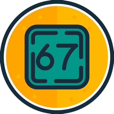 Sixty Seven Filled Verse Icon 38527139 Vector Art At Vecteezy