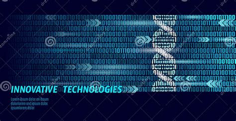 Dna Binary Code Future Computer Technology Concept Genome Science Structure Modified Gmo