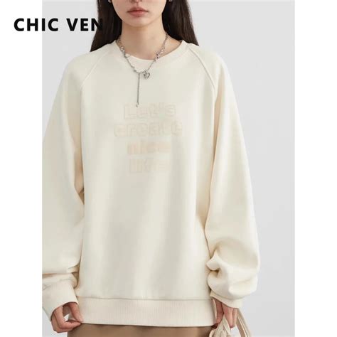 Женский свитшот с круглым вырезом, с надписью | AliExpress
