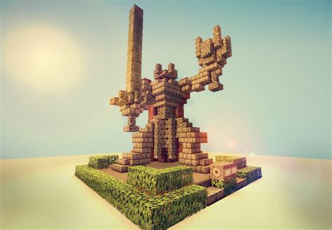 Attempt To Remake Pt2 Knight Stone Statue Minecraft Map