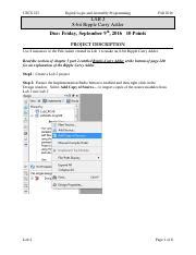 Cecs F Lab Rca V Pdf Cecs Digital Logic And Assembly