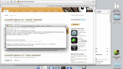 Installing Cocosbuilder YouTube