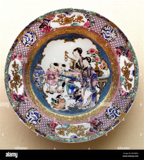 Eggshell Plates Yongzheng Period Qing Dynasty Enamelled Porcelain