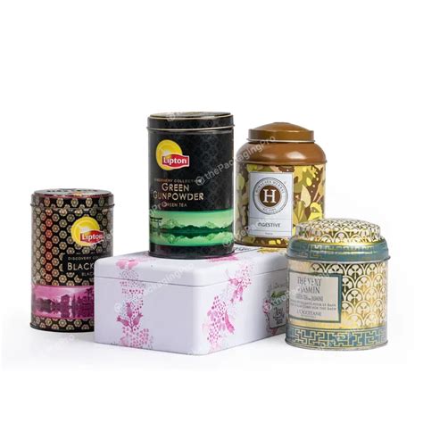 Factory Luxury Food Grade Airtight Coffee Metal Packaging Rectangular Hinge Lid Tea Tin Box