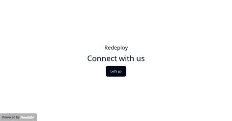 Redeploy Connect
