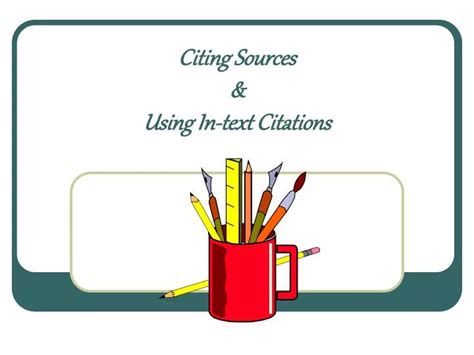 PPT Citing Sources Using In Text Citations PowerPoint Presentation ID 1729131