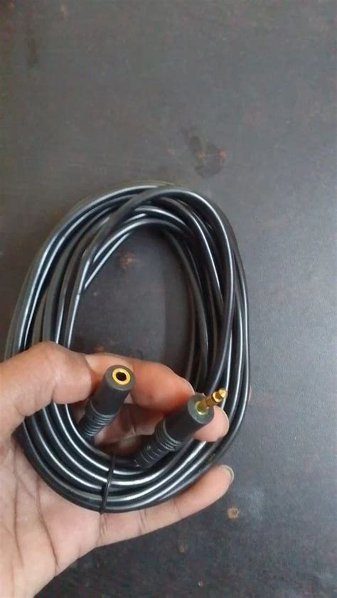 3 5mm Male To Female 1 5 Meter Stereo Aux Extension Cable At ₹ 24 Piece