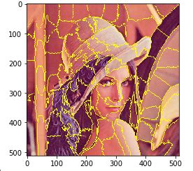 SLIC scikit image に含まれるのインストールと動作確認スーパーピクセルPython を使用Windows 上