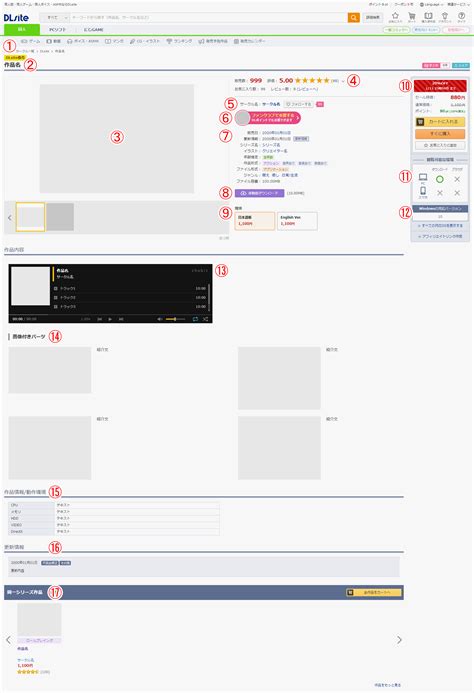 작품 페이지의 정보를 변경 내용 변경하고 싶다 DLsiteサークルヘルプ