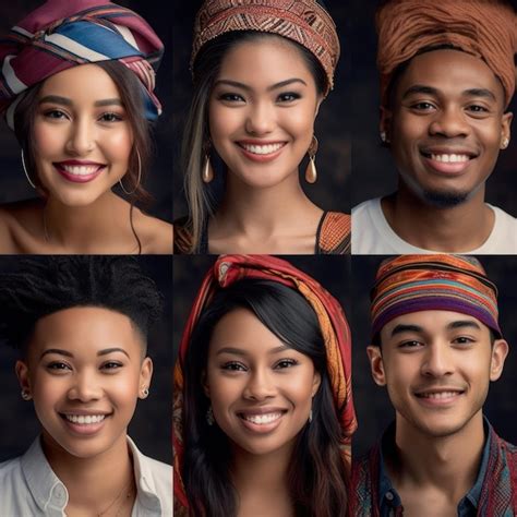 Premium AI Image Multi Ethnic People Of Different Age Looking At