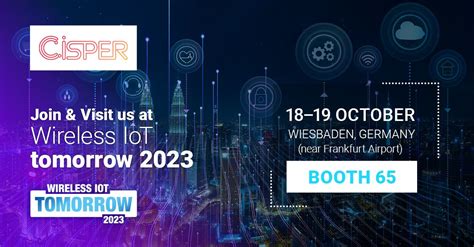 Cisper Electronics B V On Linkedin Wiottomorrow23 Cisper Rfid Nfc Ble Rtls Wiot23 Rainrfid