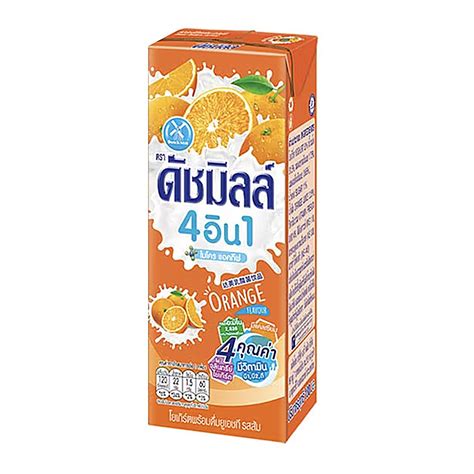 ดัชมิลล์ นมเปรี้ยว รสส้ม ยูเอชที 180 มล Big C Online