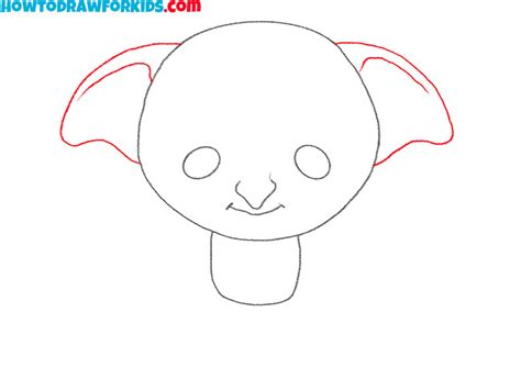 How To Draw Dobby Step By Step Dibujos Cute Para Imprimir