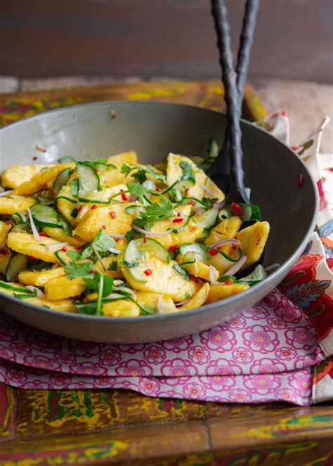 Asian Pineapple Cucumber Salad Beyond Kimchee