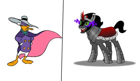 Darkwing Duck Vs King Sombra By Supertoonglitchy20 On Deviantart