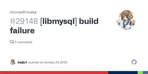 Libmysql Build Failure Issue Microsoft Vcpkg Github