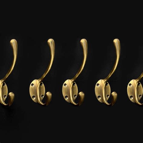 Solid Brass Hooks Etsy