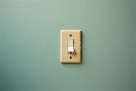Image Of A Light Switch Turned Off In A Daytime Stock Photo Image Of Switch Simplicity 295588824
