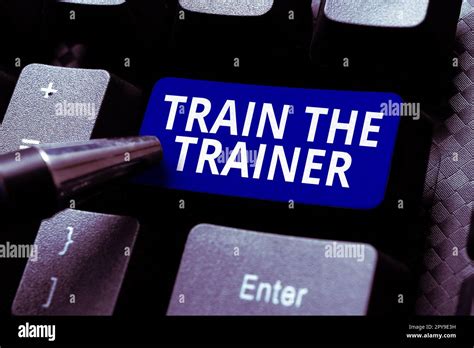 Conceptual Caption Train The Trainer Business Idea Identified To Teach