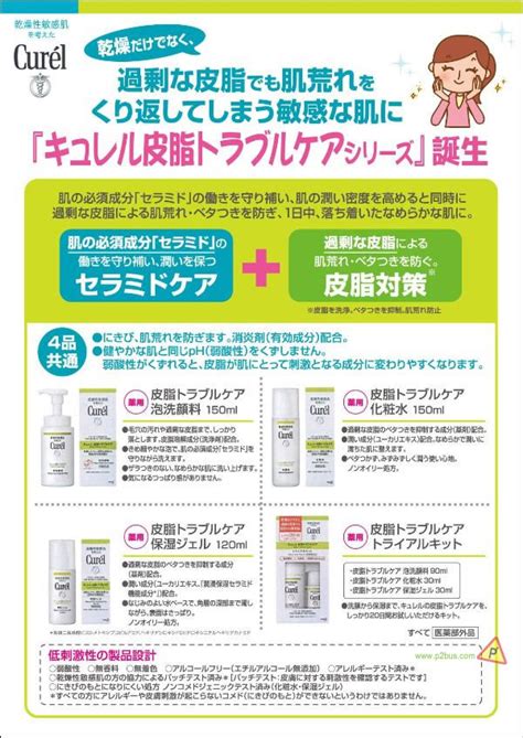 Curel Sebum Trouble Care Lotion Toner P2bus