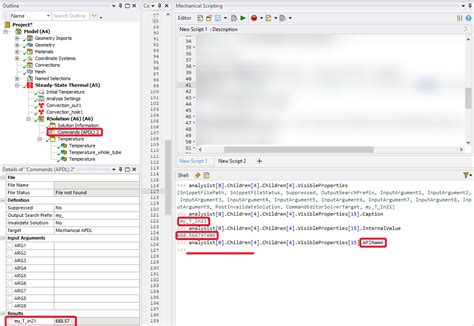 Is There Api Name For The Variables Created From Apdl — Community Forum