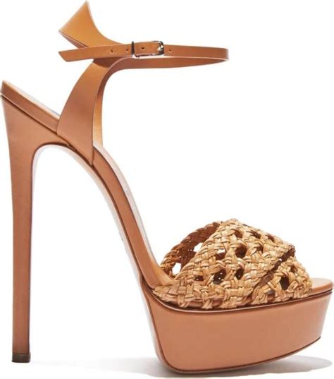 Casadei Versilia Platform Sandalen Beige Dames Schoenennl