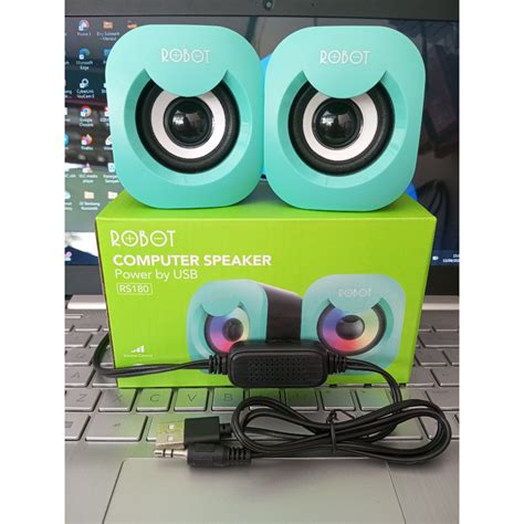 Jual Speaker Robot Rs Speaker Laptop Pc Gaming Super Bass Rgb Lightning Effect Original
