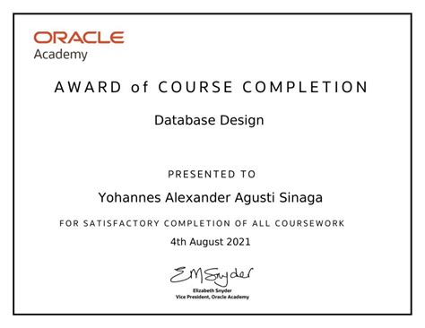 Yohannes Alexander Agusti Sinaga On Linkedin Oracle Oracledatabase