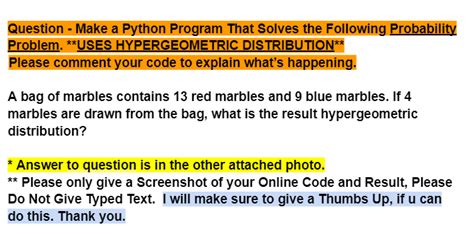 Solved Hello Please Create A Python Program That Solves The