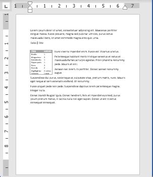 Design A Table In Word Microsoft Word