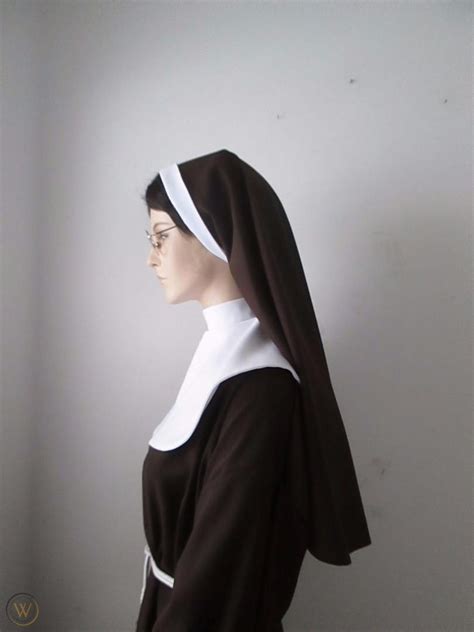 Franciscan Nuns Veil Setmodifiednun Veilsnuns Habitsnuns Habit
