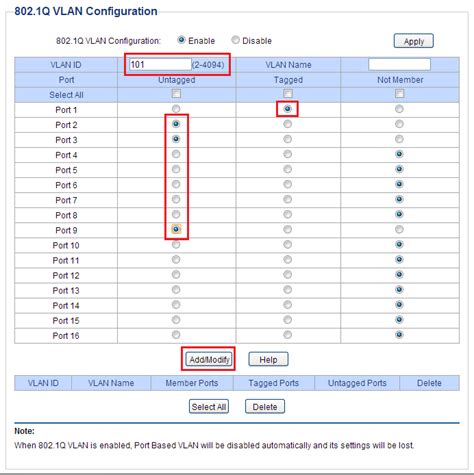 How To Configure 802 1q VLAN On Easy Smart Switches TP Link