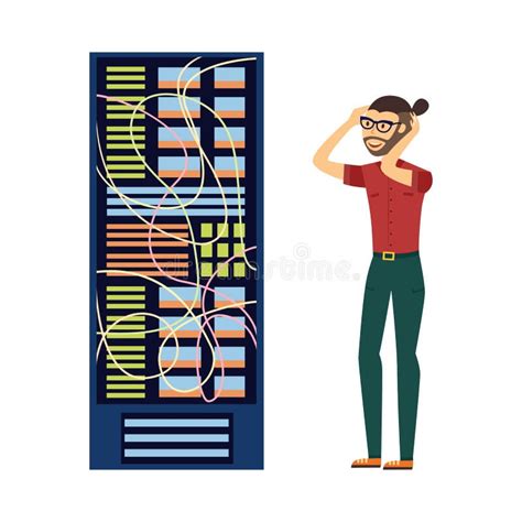 vector server rack icon database storage design stock vector