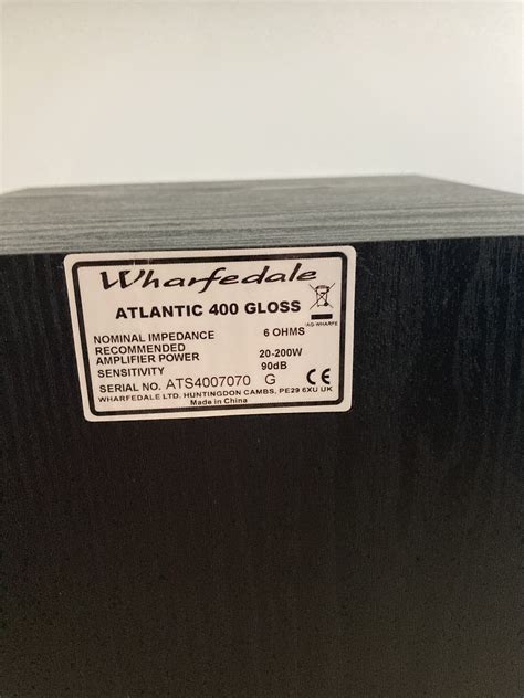Wharfedale Atlantic 400 Gloss Floor standing speakers - Stereo, Home ...