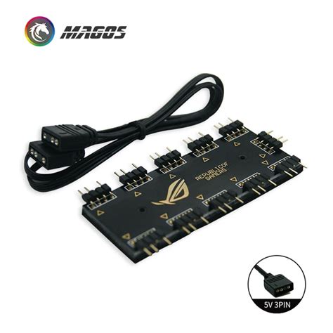 Other Integrated Circuits Pc Mod Motherboard 12v5v Aura Rgb Fan Female