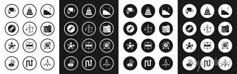 Set Financial Growth Decrease Hierarchy Organogram Chart Old Posters For The Wall • Posters