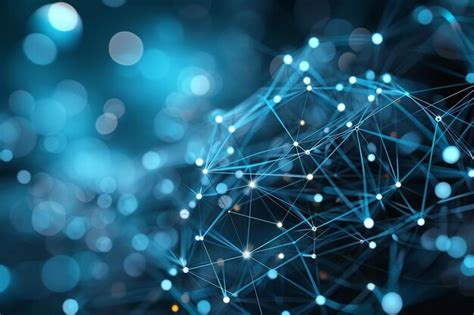 Premium Photo Abstract Global Dot Network Circle Digital Connection And Communication